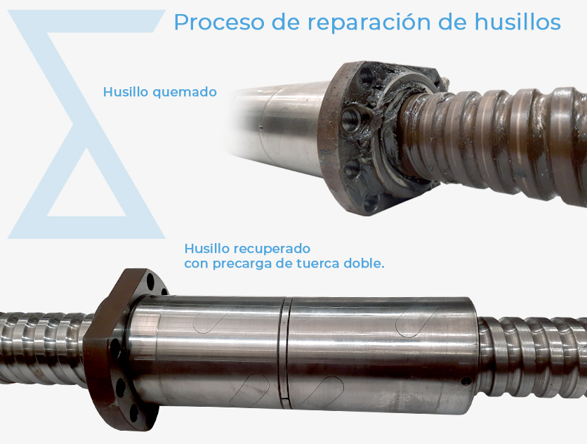Servicio de reparación de husillos - Daneel Mechatronics